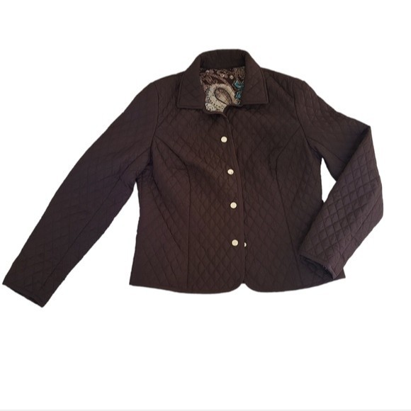 Jackets & Coats | Vintage Kellwood Womens Quilted Clip Buttons Jacket ...